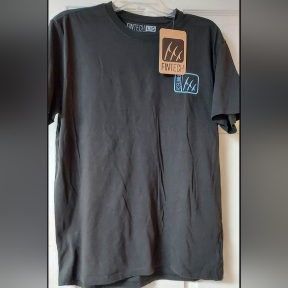 Fintech | Shirts | Fintech Mens Black Sun Washed Graphic Tshirt Jet Set ...